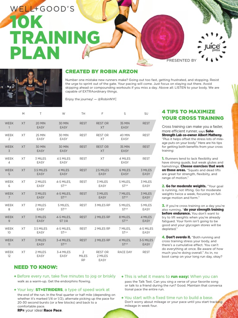 A 12-Week Training Plan for Building Your Running Endurance Through ...