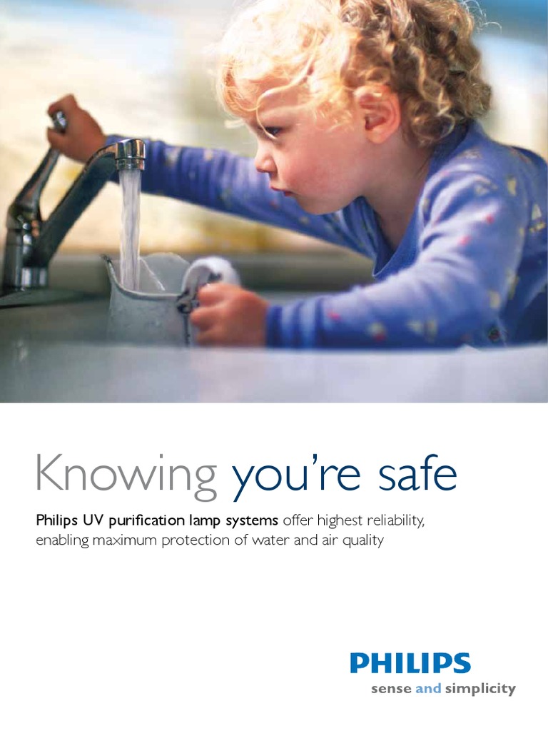 Philips UV Light Data Sheet | PDF | Ultraviolet | Water Purification