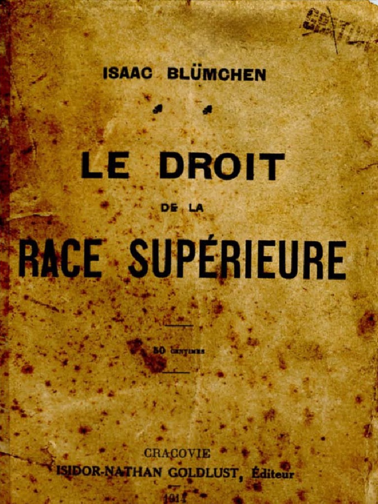 Le Droit de La Race Supérieure | PDF