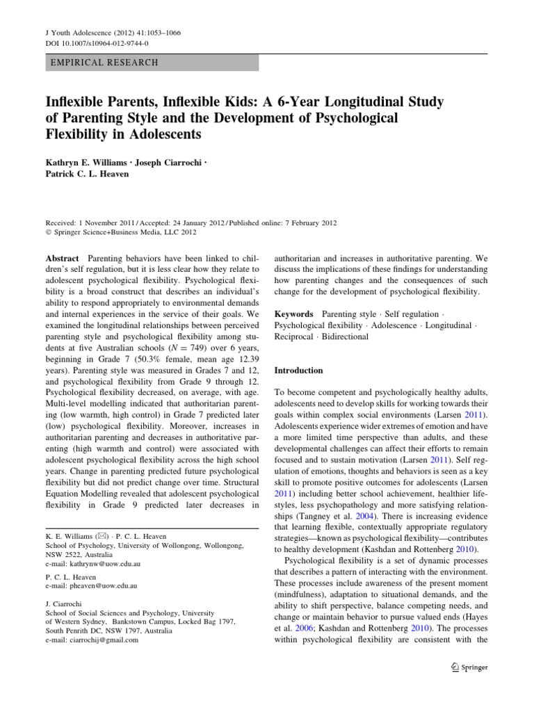 10 Articol | PDF | Multilevel Model | Parenting