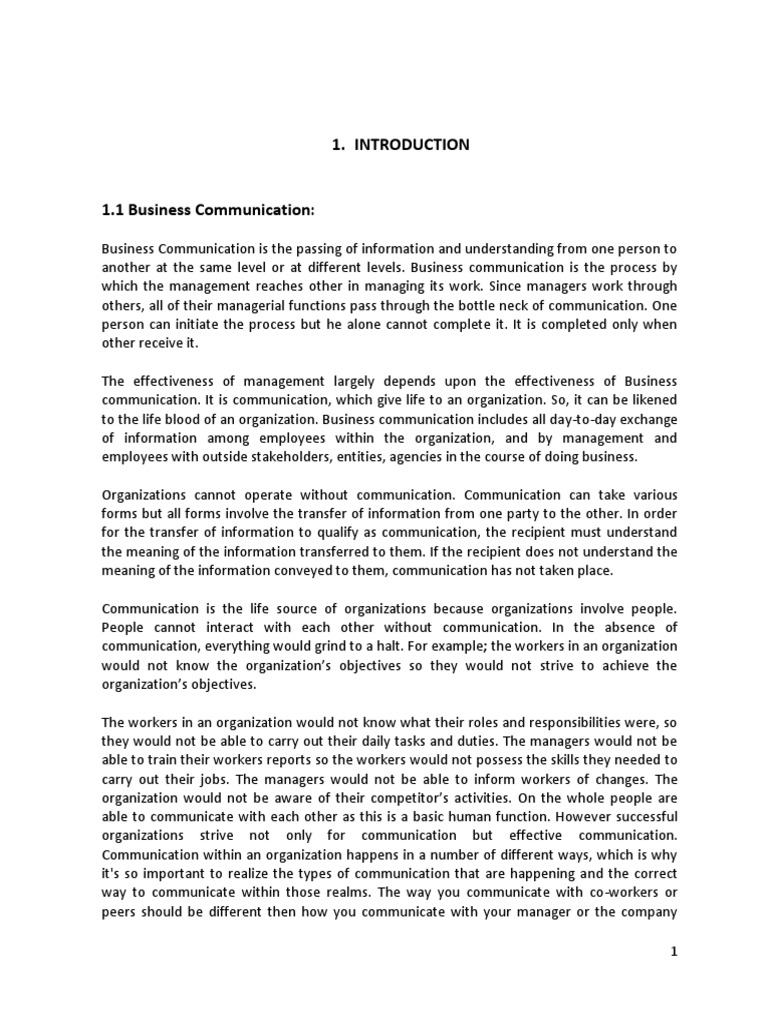 Business Communication | PDF