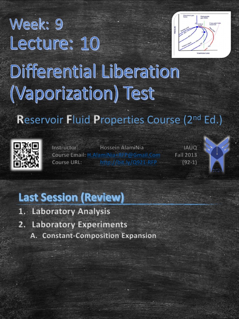 Differential Liberation Test Overview | PDF | Petroleum Reservoir | Gases