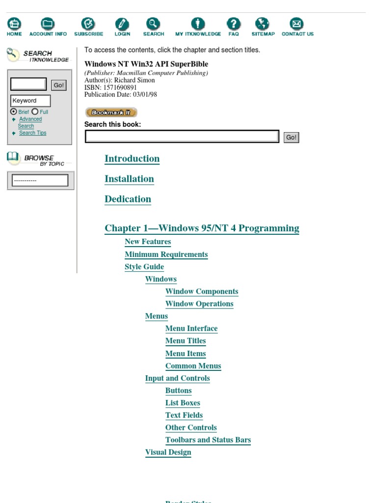 Windows NT Win32 API Super Bible | PDF | Microsoft Windows | Windows ...