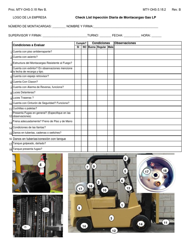 Check List Monta Gas LP