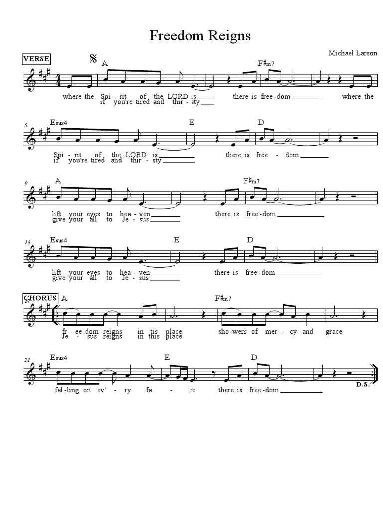 Freedom Reigns | PDF