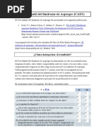 Test Infantil de Asperger (CAST) | PDF | Autismo | Síndrome de Asperger