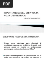 Código ERI: Respuesta Inmediata Obstétrica | PDF | Enfermería | Partería