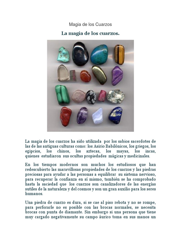 Magia de Los Cuarzos | PDF | Amor | Sicología