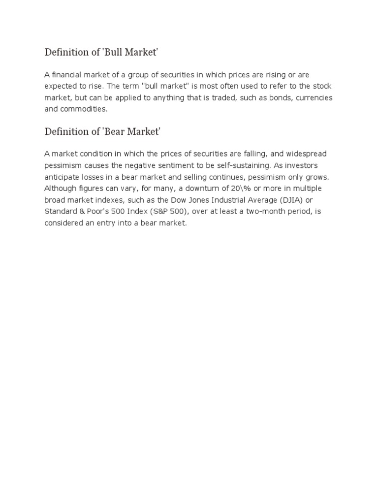 Financial Dictionary | PDF