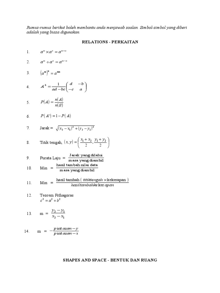 Soalan SPM Math2 | PDF