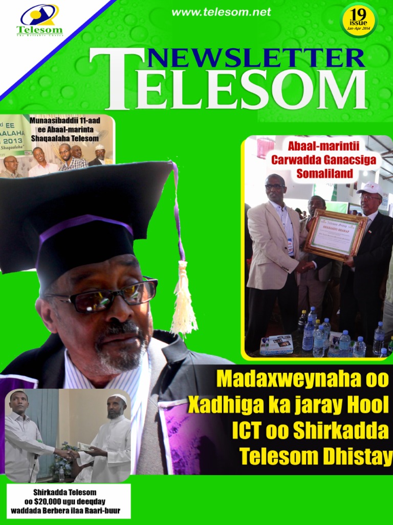 Telesom Magazine Jan - April 2014 | PDF