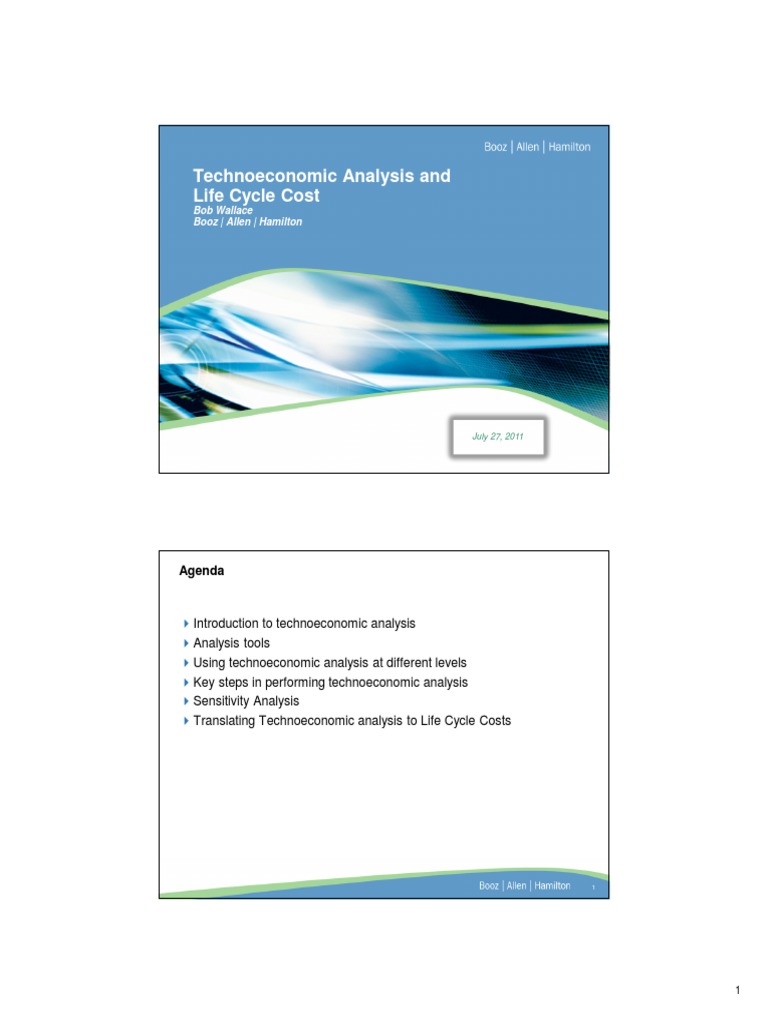 Techno Economic Analysis Lca Wallace | PDF | Life Cycle Assessment ...