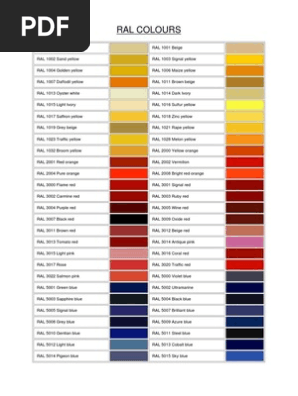 RAL Color Chart BS 4800 PDF PDF Blue Green, 56% OFF