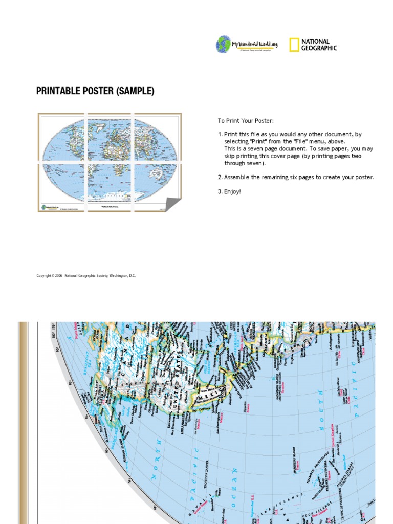 World Map PDF | PDF
