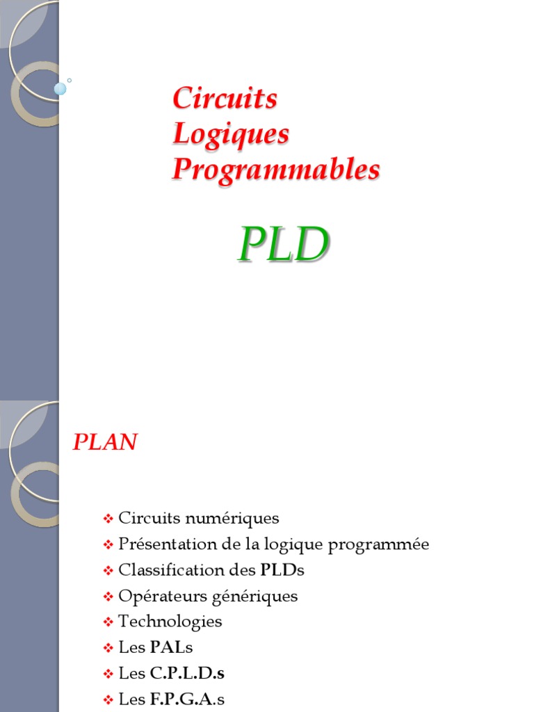 FPGA | PDF | Circuit logique programmable | Design électronique