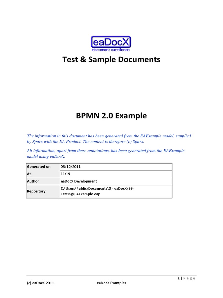 BPMN 2.0 Example Document | PDF | Medical Prescription | Credit Card