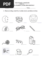 Actividades con letras M, P, S y L | PDF