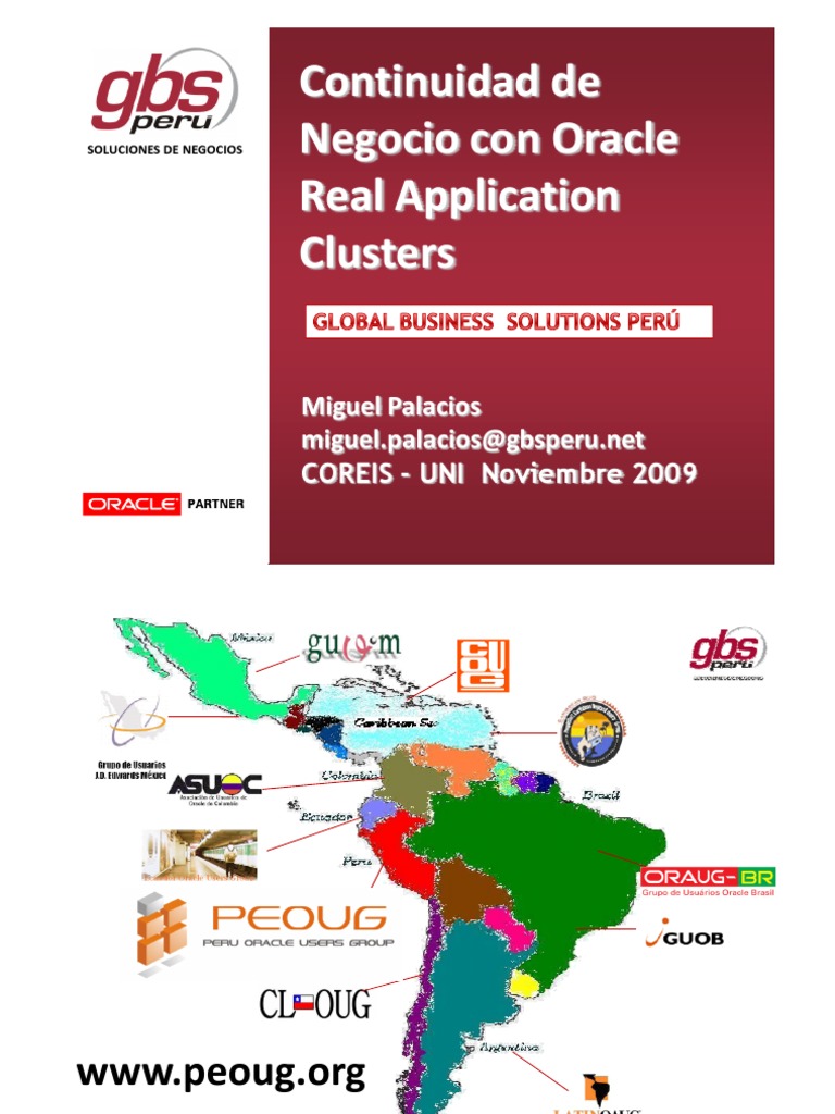Oracle Rac Oracle Real Aplications Clusters Ing Miguel Palacios Guerra Pdf Oracle