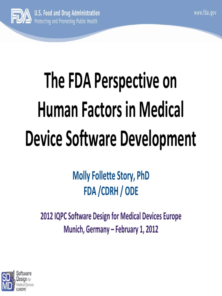 FDA Guidance on Human Factors in Medical Devices | PDF | Usability ...