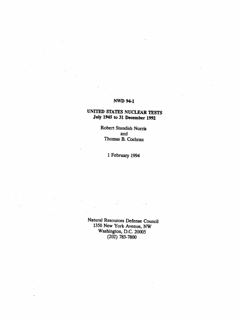 American Nuclear Testing | PDF | Los Alamos National Laboratory ...