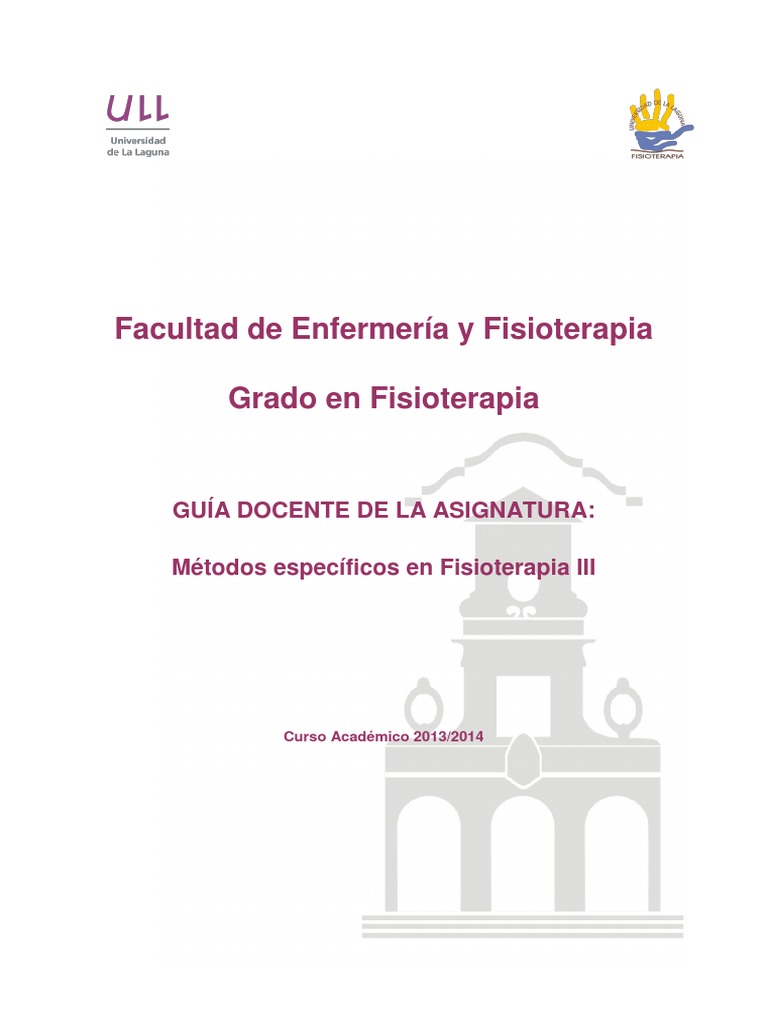Métodos Específicos en Fisioterapia III | PDF | Prueba (evaluación) | Neurología