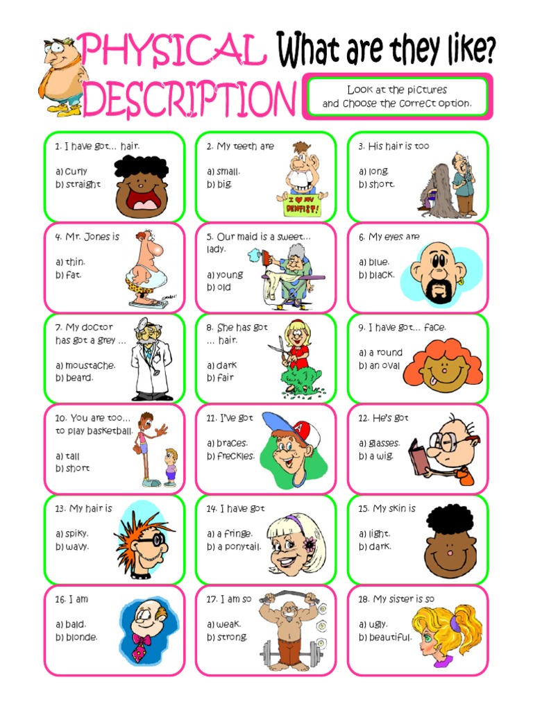 Physical Descriptions | PDF