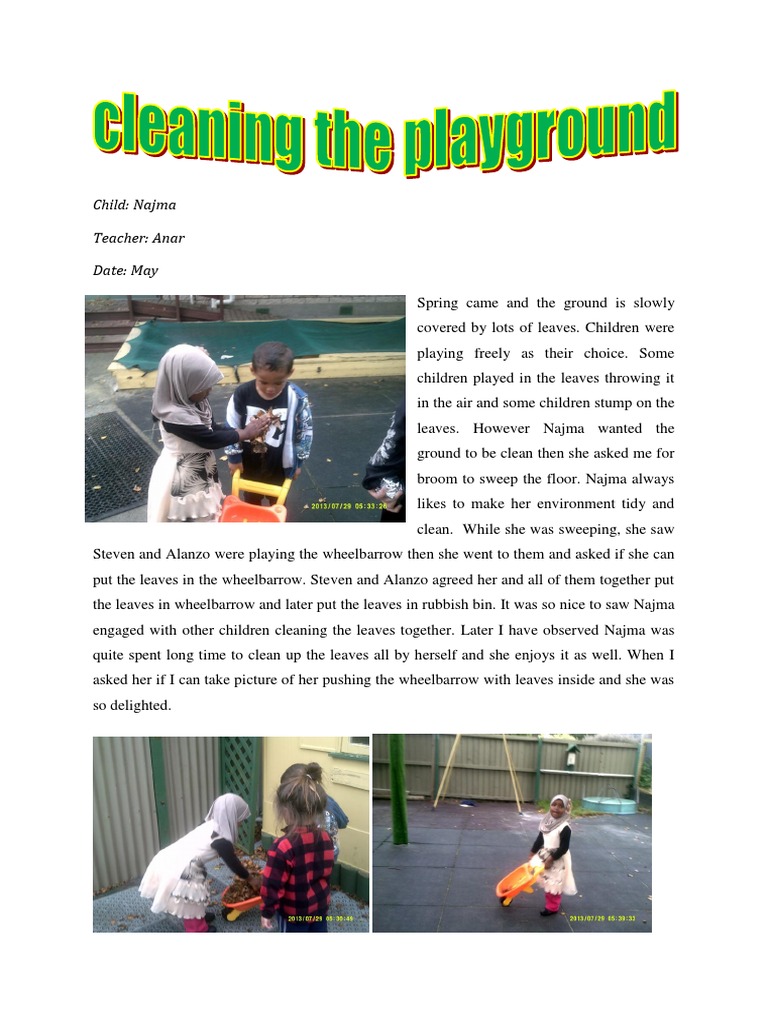 Cleaning The Playground | PDF