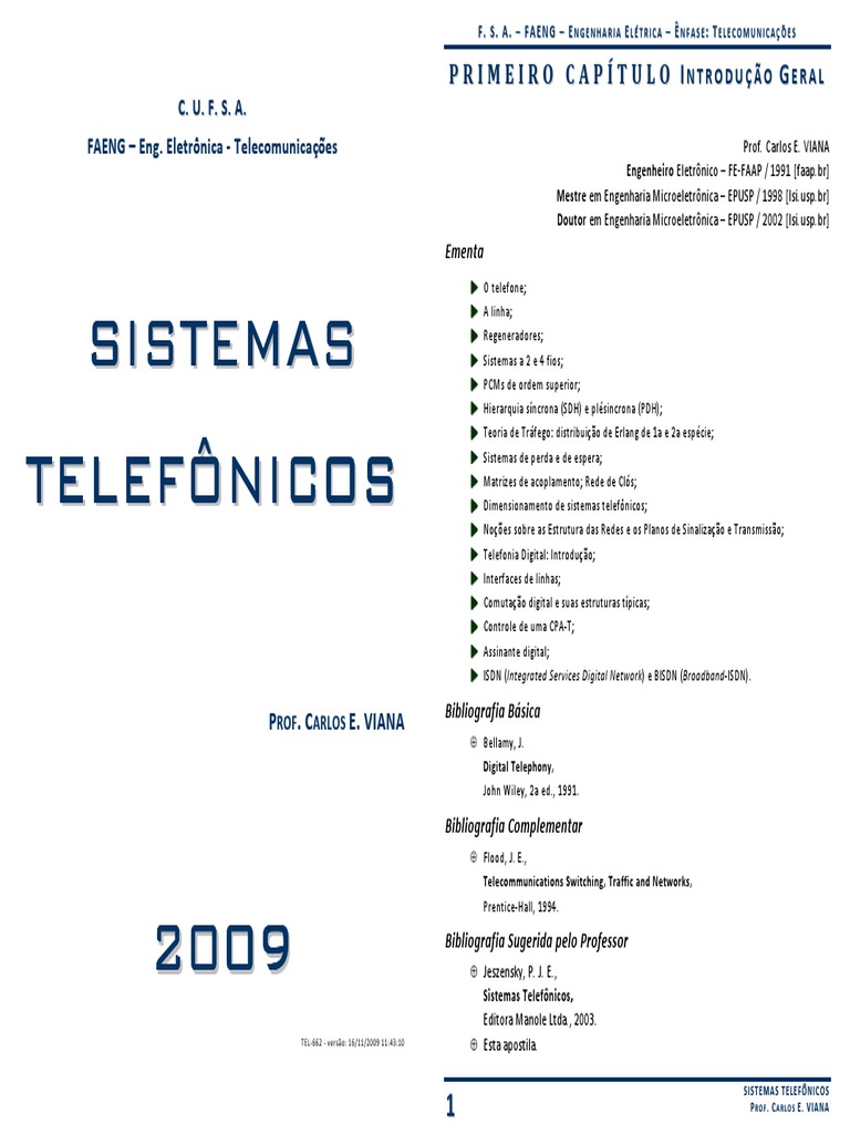 Sistemas Telefonicos - EXCELETE!!! | Descargar gratis PDF | Decibel | Logaritmo