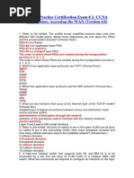 Introduction To Networks Version 70 ITNv7 Practice Final Exam Answers | PDF | Computer Network ...