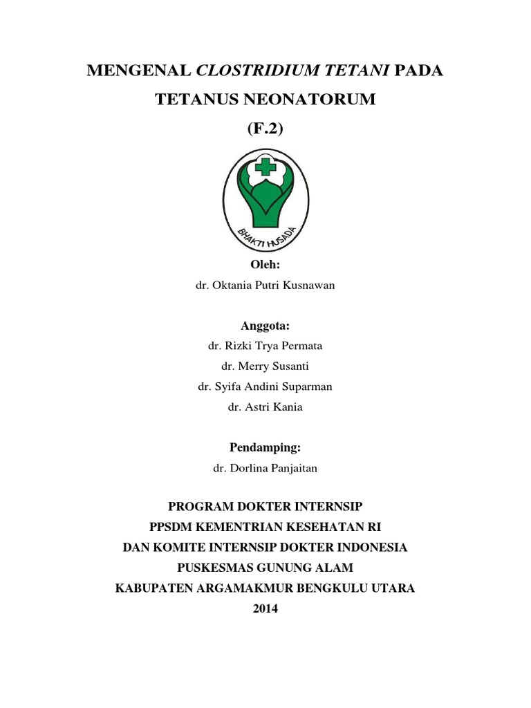 Tetanus Neonatorum | PDF