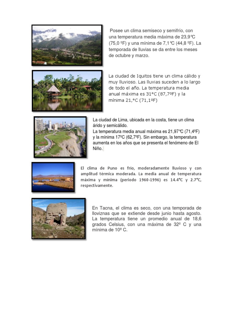 Posee Un Clima Semiseco y Semifrío | PDF