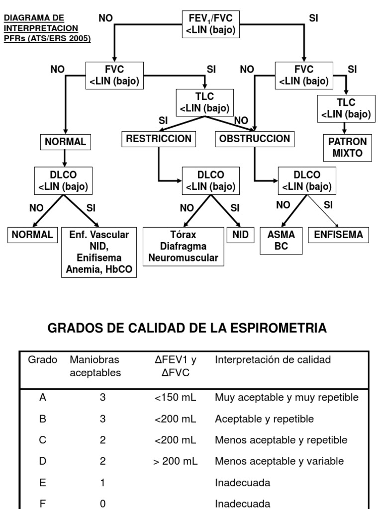 Interpretacion Básica de Espiro | PDF