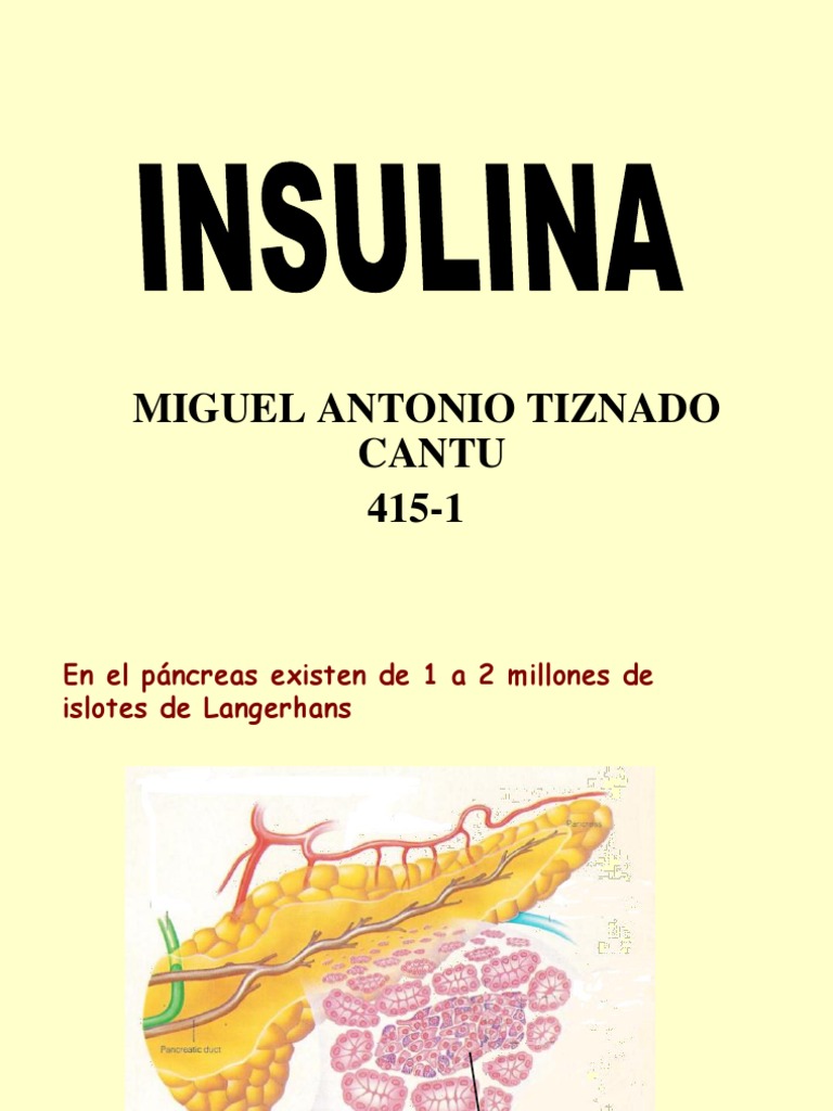 Expo Inzulina Mike | PDF | Insulina | Biología Celular