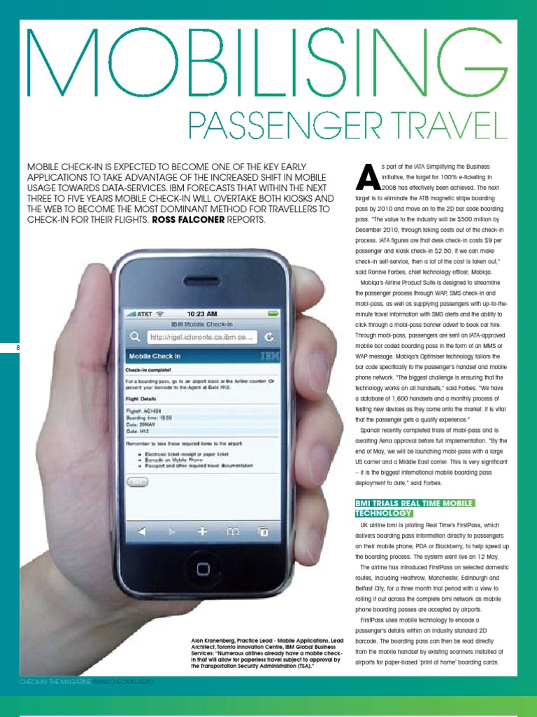Mobile Check-In Innovations Explained | PDF | Digital Technology ...