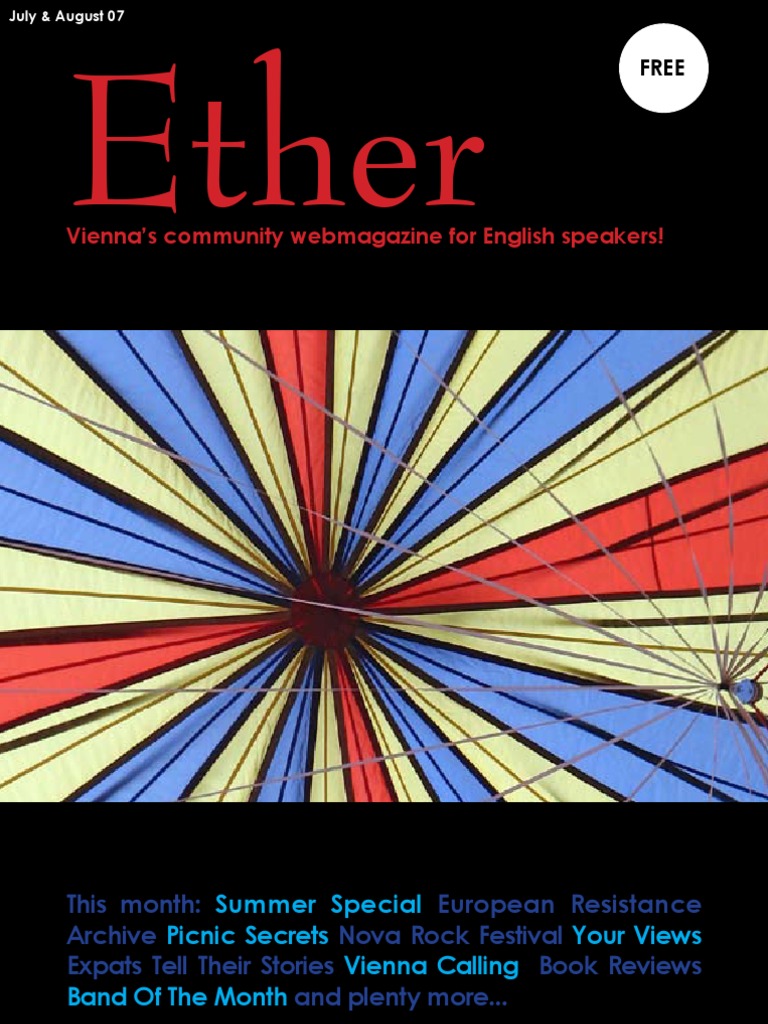 Ether Magazine 07 07 Spreads | PDF | Pickled Cucumber | Dill