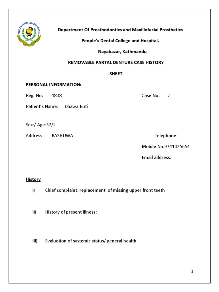 Rpd | Dentures | Prosthodontics