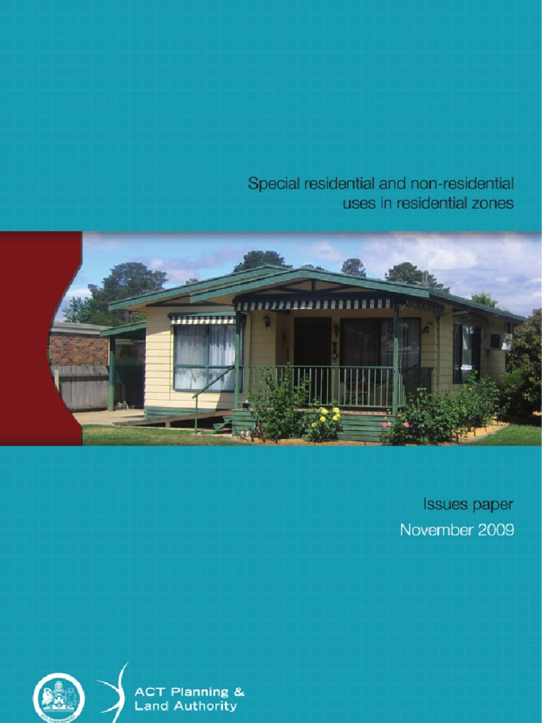 Special Residential and Non-Residential Uses in Residential Zones ...
