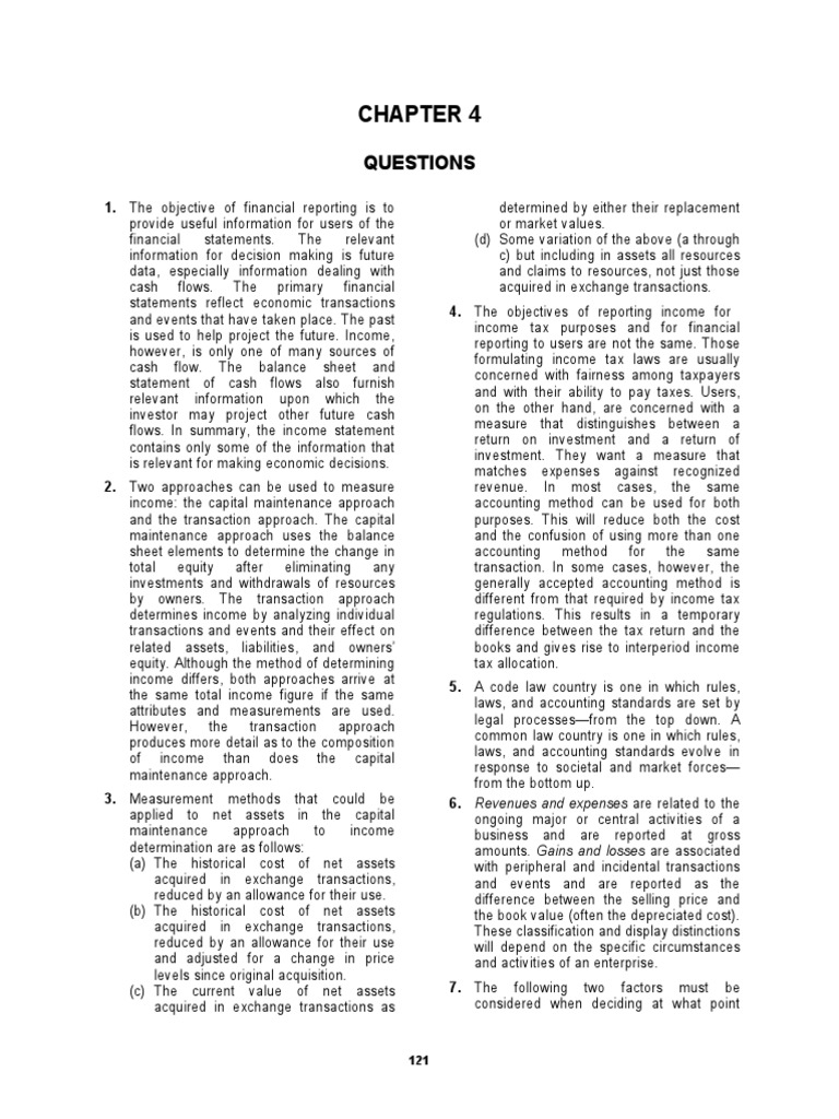 SM ch04 | PDF | Income Statement | Expense