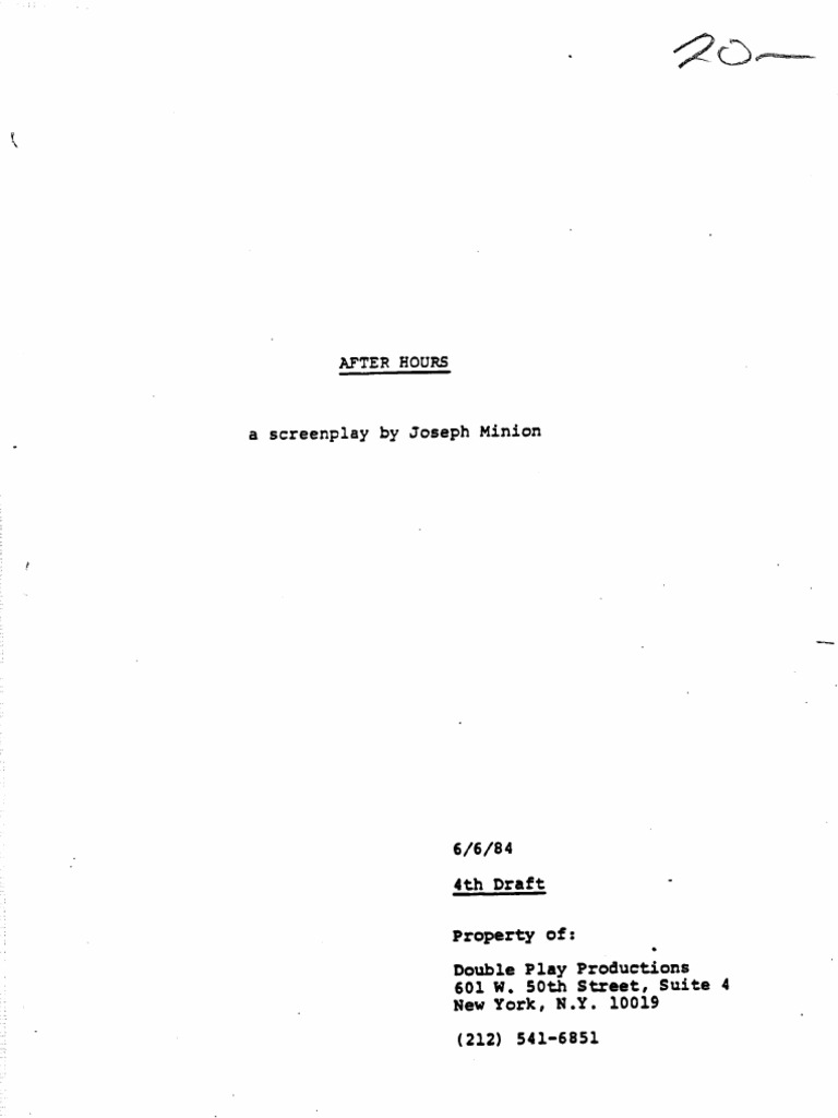 After Hours | PDF