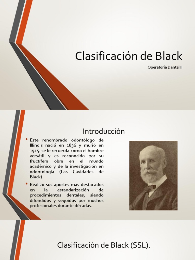 Clasificación de Black | PDF | Cabeza y cuello humanos | Diente