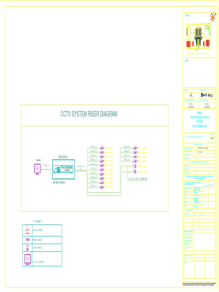 11-CCTV Single Line Diagram