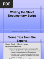 Documentary Script Template For Word | PDF | Videotape | Video