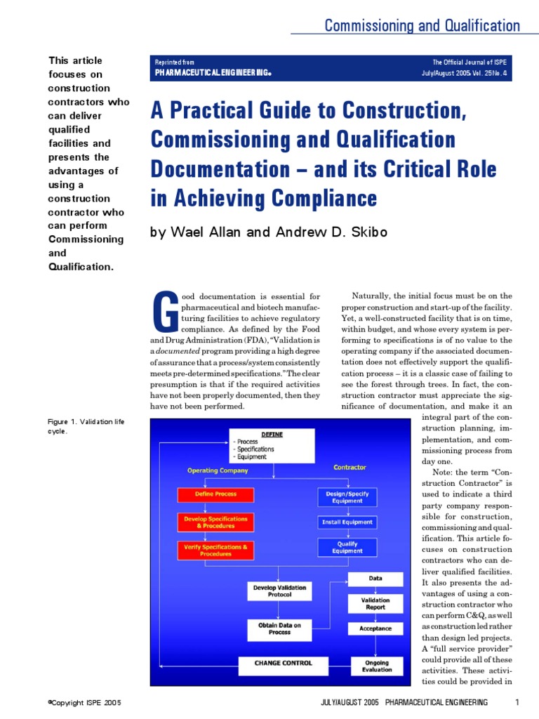 Guides To Commissioning | PDF | Verification And Validation | Specification (Technical Standard)
