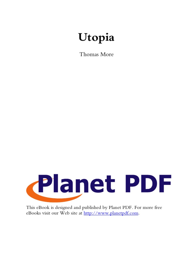 Utopia (Thomas More) | PDF | Theft | Utopia (Book)
