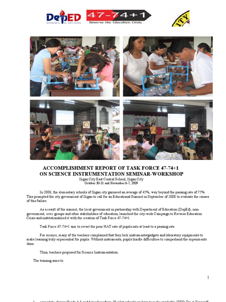 Science Instrumentation Seminar Report | PDF | Do It Yourself | Expert