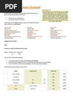 English Tenses Timeline Chart | PDF | Grammatical Tense | Perfect (Grammar)