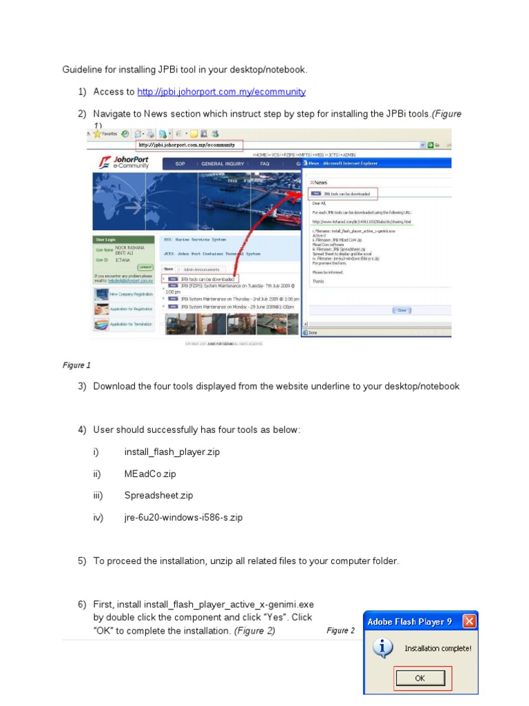 Guideline For Installing JPBi Toolgt in Your Desktop | PDF | Operating ...