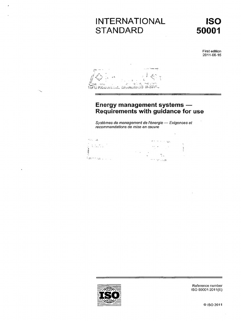 Iso 50001 International Standard | PDF