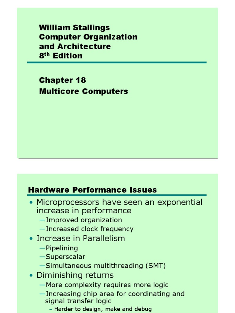 Multicore Computers | PDF | Multi Core Processor | Cpu Cache