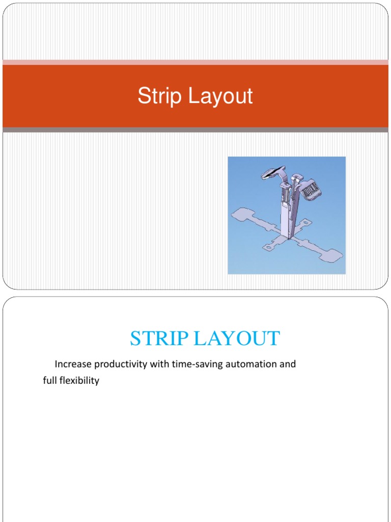 Strip Layout | PDF | Mechanical Engineering | Building Engineering
